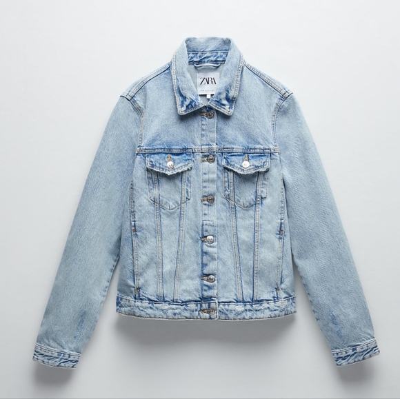 Zara | Jackets & Coats | Zara Denim Jacket Trf | Poshmark